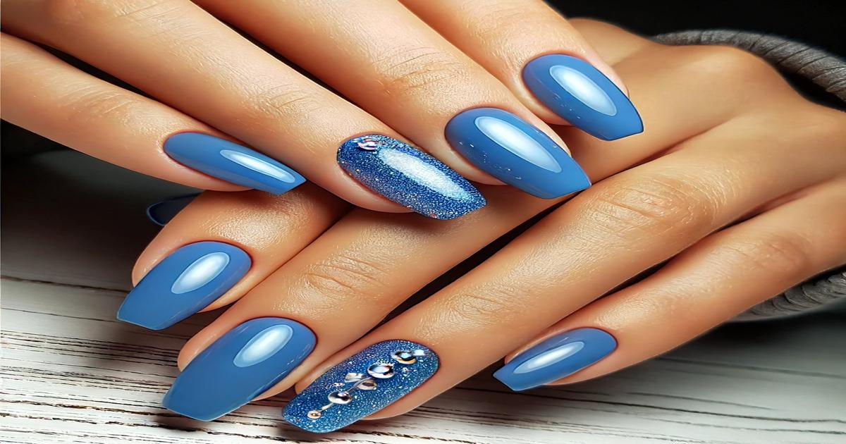 Unha Azul Decorada: Tendências e Inspirações | UnhasEsmaltes