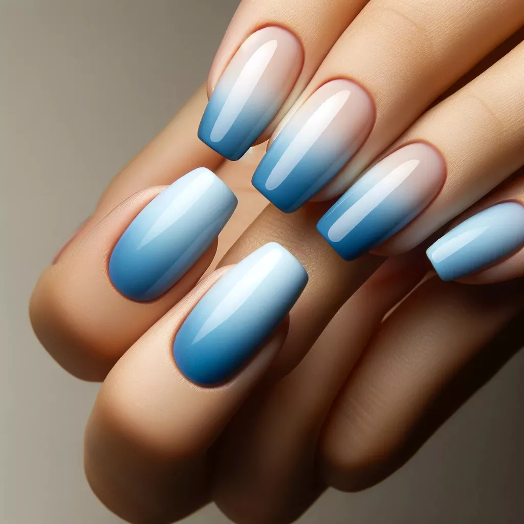 Unhas Que Combinam com Vestido Azul | UnhasEsmaltes